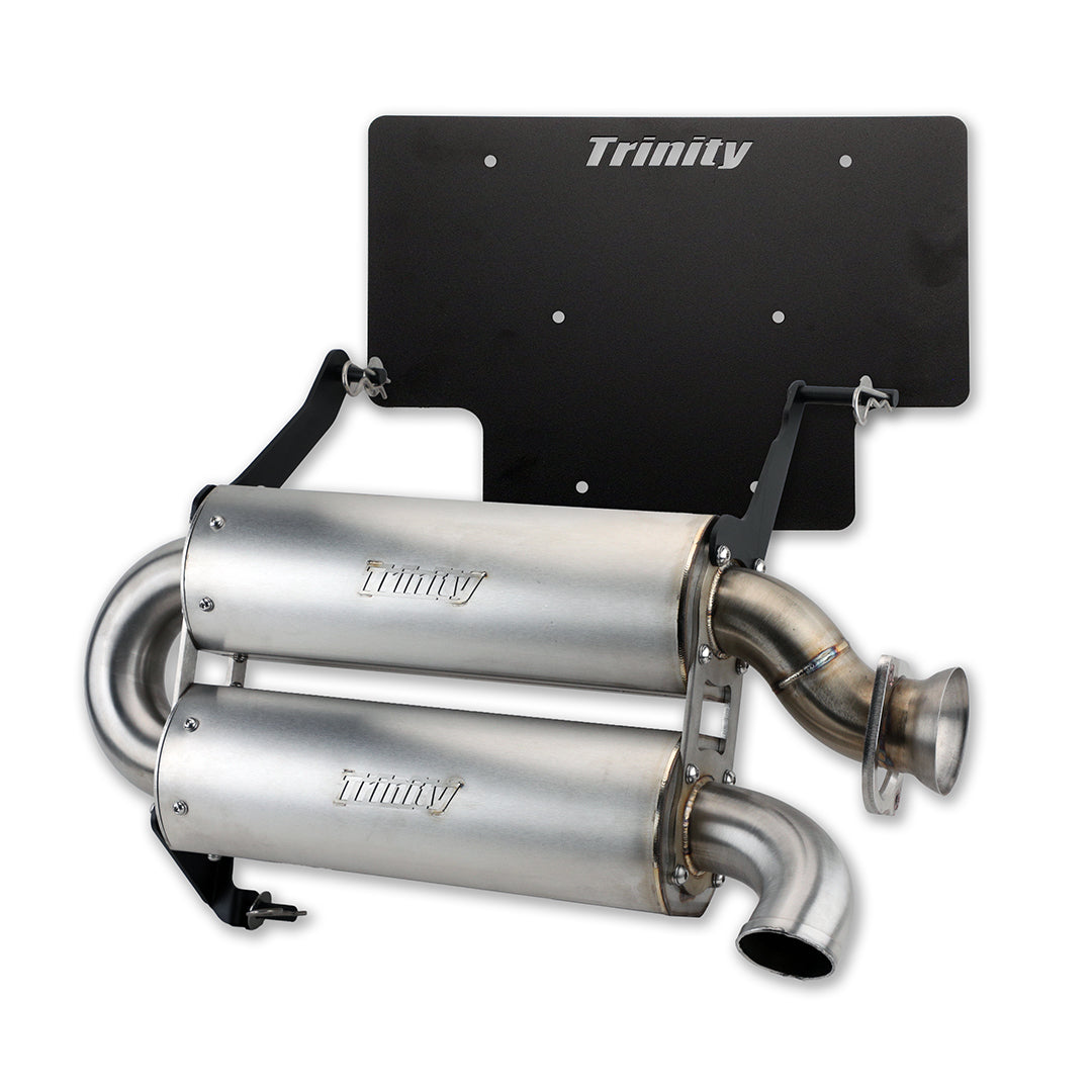 POLARIS XPEDITION DUAL MUFFLER EXHAUST - QUIET SLIP ON – Trinity Racing